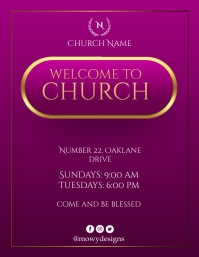 Church Invitation Flyer (1) Template | PosterMyWall