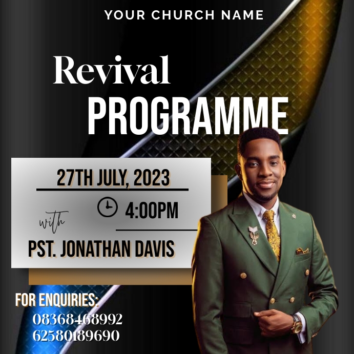 Church invitation flyer Template | PosterMyWall