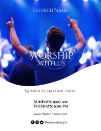 Church Invitation Poster Template | PosterMyWall