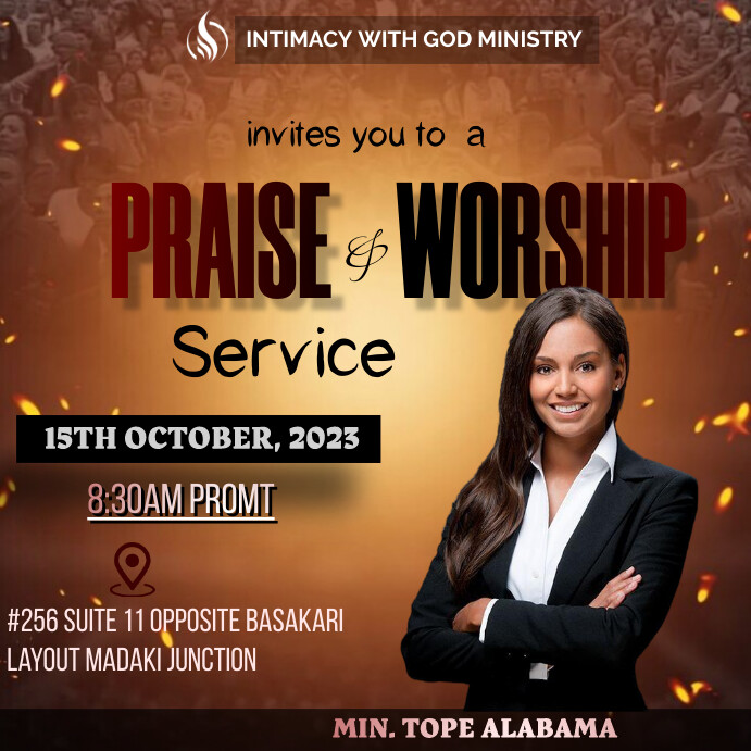 Church invitation flyer Template | PosterMyWall