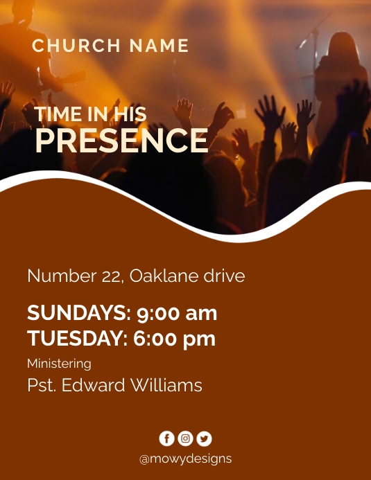 Church Invitation Flyer Template | PosterMyWall