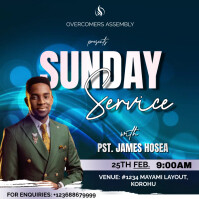 Church programme flyer Template | PosterMyWall