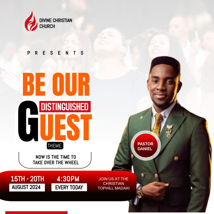 CHURCH INVITATION FLYER DESIGN Template | PosterMyWall