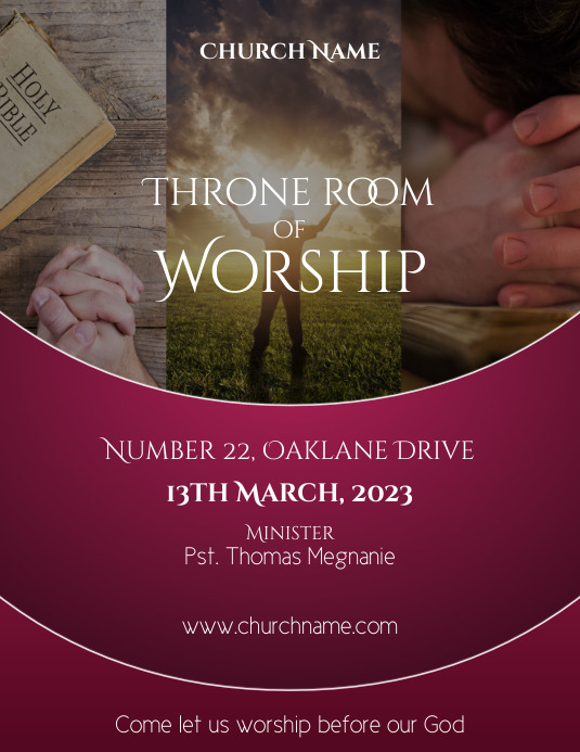 Plantilla de Church Invitation Flyer | PosterMyWall