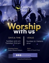 Church Invitation Poster Template | PosterMyWall