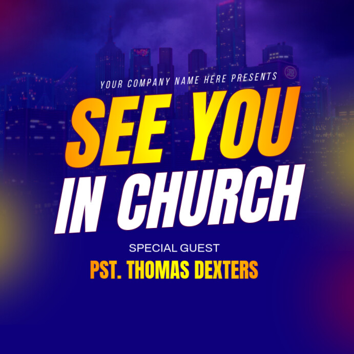 Church invitation flyer Template | PosterMyWall