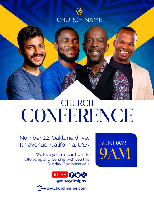 Church Invitation Flyer Template | PosterMyWall