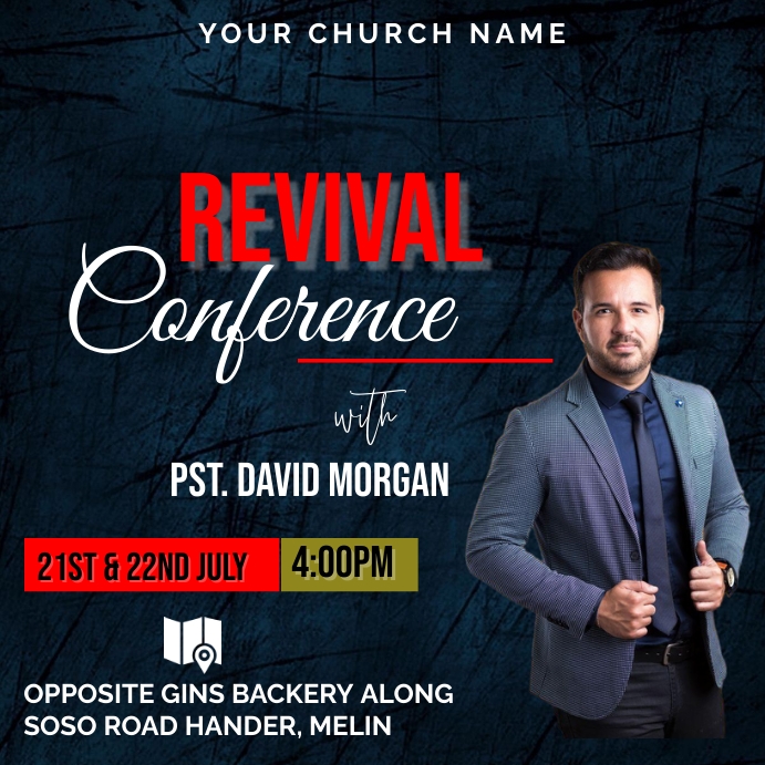 Church invitation flyer Template | PosterMyWall