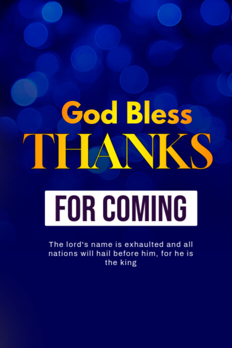 Church invitation poster Template | PosterMyWall