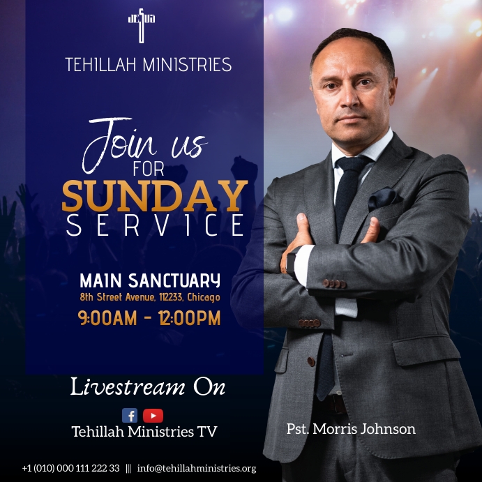 Church Invitation Poster Template | PosterMyWall