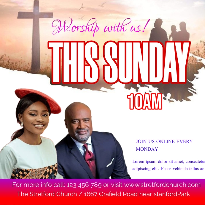 Church invite (4) Template | PosterMyWall