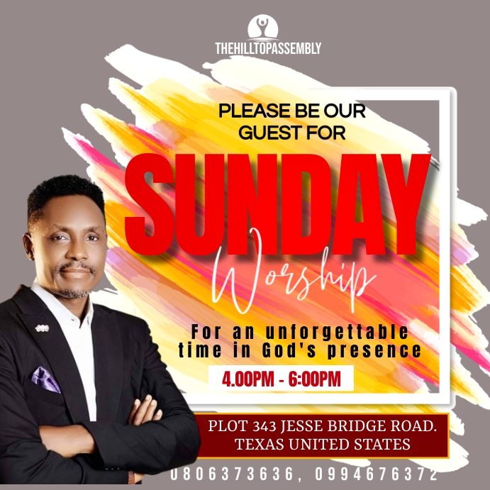 church invite Template | PosterMyWall