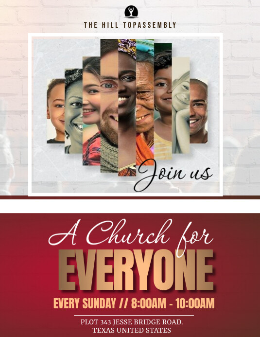 church invite flyer Template | PosterMyWall