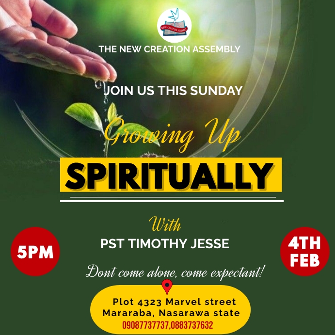 church invite flyer Template | PosterMyWall