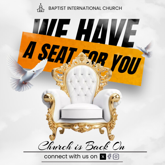church invite flyer Template | PosterMyWall