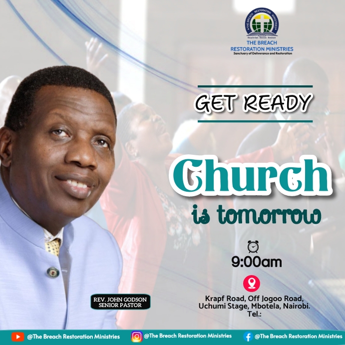 church is tomorrow Template | PosterMyWall