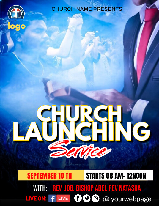 church launch posters Template | PosterMyWall