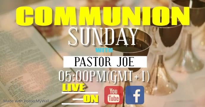 Copy of church LIVE EVENT VIDEO TEMPLATE | PosterMyWall