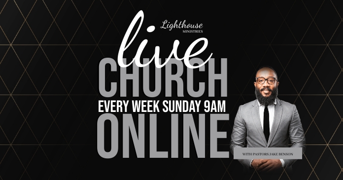 CHURCH LIVE ONLINE FROM AT HOME TEMPLATE | PosterMyWall