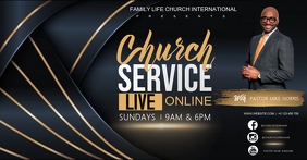 CHURCH LIVE STREAM THUMBNAIL Design Template | PosterMyWall