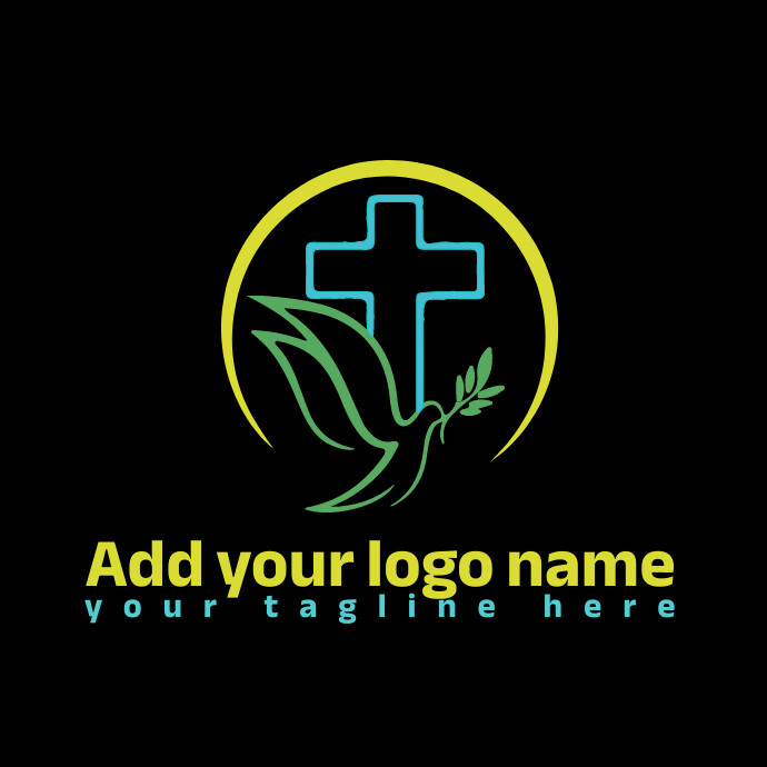 church logo, christian logo, dove ,unity logo Template | PosterMyWall