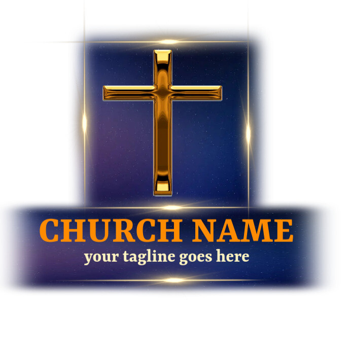 church logo, jesus, christian, alphabets, Template | PosterMyWall