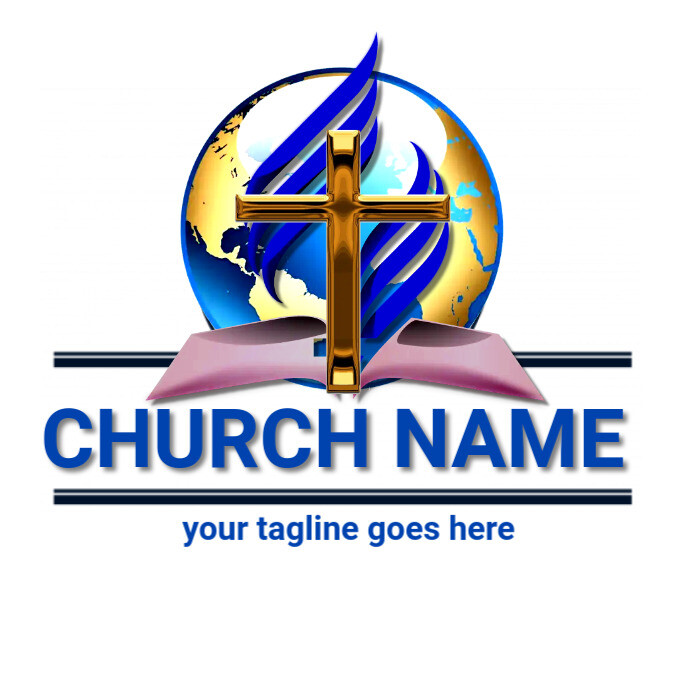 Copy of church logo, jesus logo, christian logo, (1) | PosterMyWall