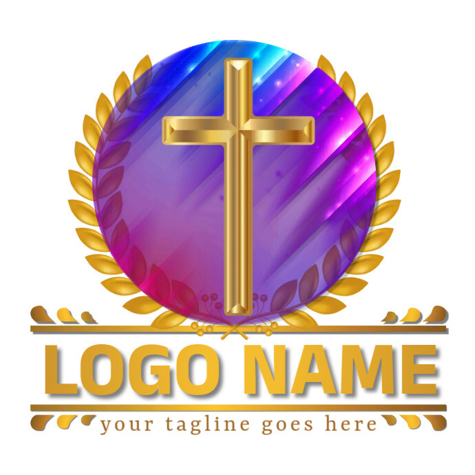 church logo, jesus logo, christian logo, logo Template | PosterMyWall
