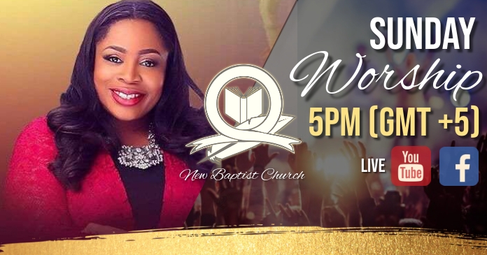 Copy of church logo facebook cover design TEMPLATE | PosterMyWall