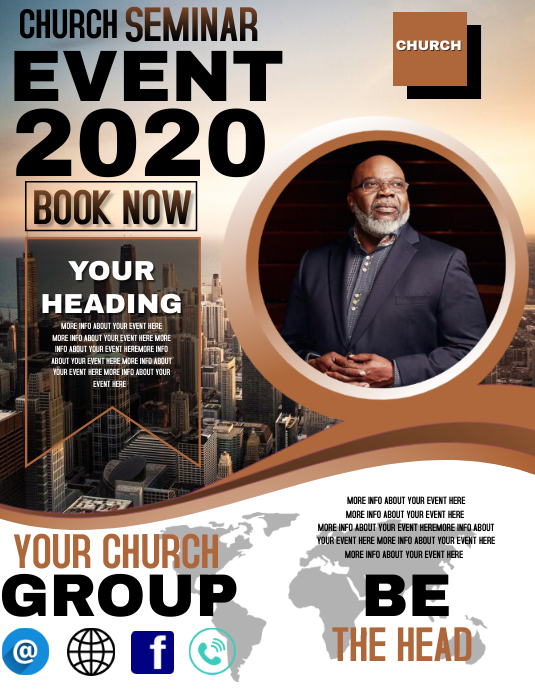 CHURCH MARKETING SEMINAR FLYER TEMPLATE | PosterMyWall