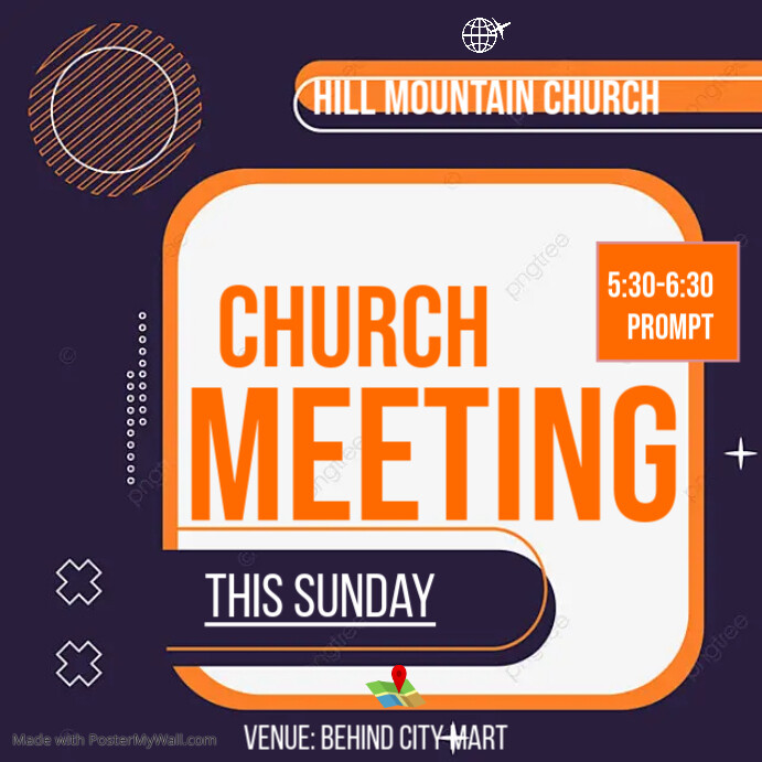 Church meeting Template | PosterMyWall