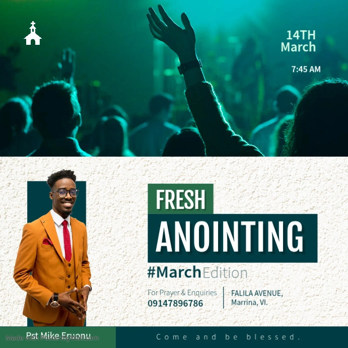 CHURCH MEETING FLYER Template | PosterMyWall