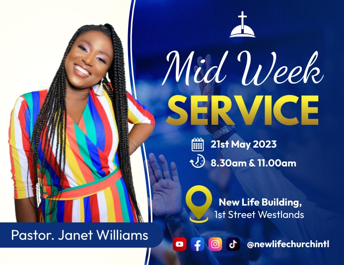 Copy of church midweek service posters | PosterMyWall