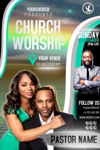 CHURCH MODERN POSTER POSTERS TEMPLATE | PosterMyWall