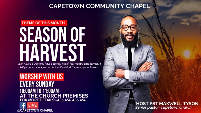 church monthly theme flyer-Vorlage | PosterMyWall