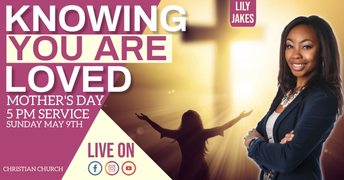 CHURCH mother's day SUNDAY SERVICE TEMPLATE | PosterMyWall