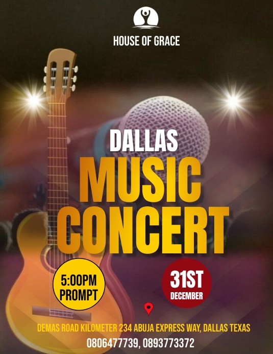 church Music concert Template | PosterMyWall