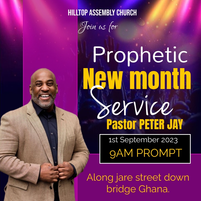 CHURCH/ new month Template | PosterMyWall