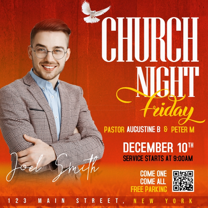 Church Night Template | PosterMyWall