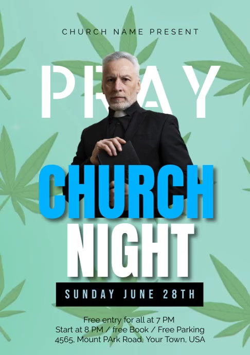 Copy of church night | PosterMyWall