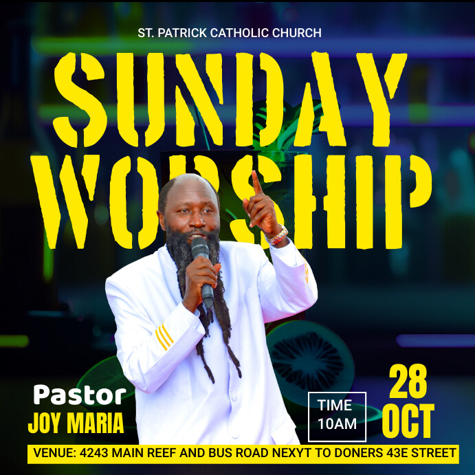 Church night / event night/miracle service Template | PosterMyWall