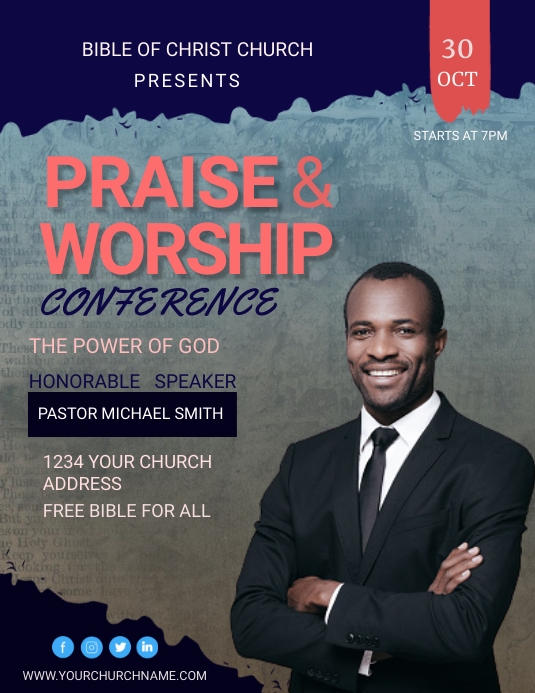 CHURCH OF GOD (11) Template | PosterMyWall