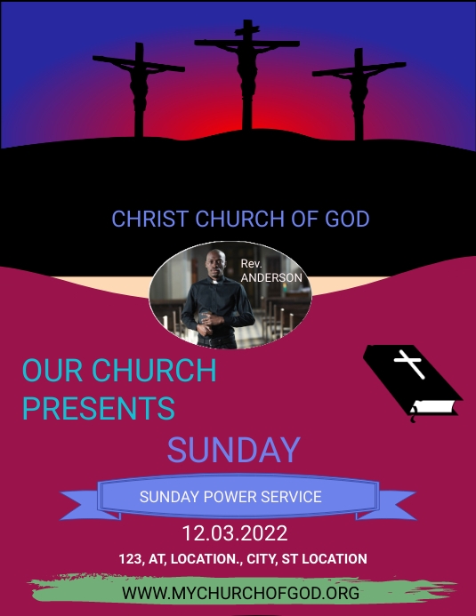 CHURCH OF GOD (7) Template | PosterMyWall