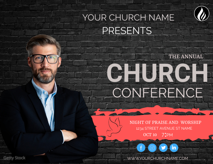 CHURCH OF GOD EVENT FLYER (1) Templat | PosterMyWall