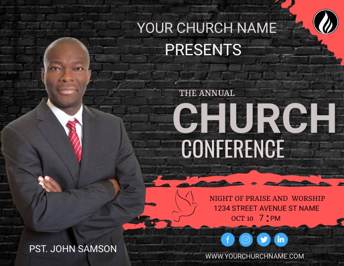CHURCH OF GOD EVENT FLYER (12) Template | PosterMyWall