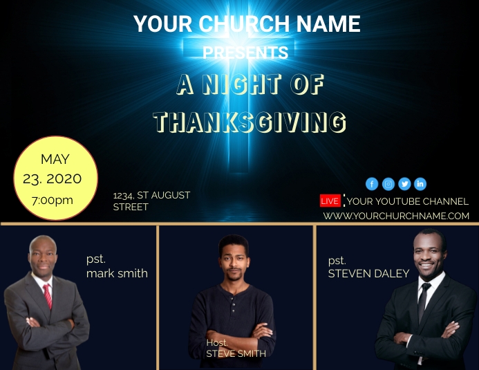 CHURCH OF GOD FLYER (2) Template | PosterMyWall