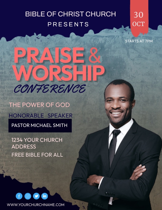 CHURCH OF GOD POSTER (15) Template | PosterMyWall