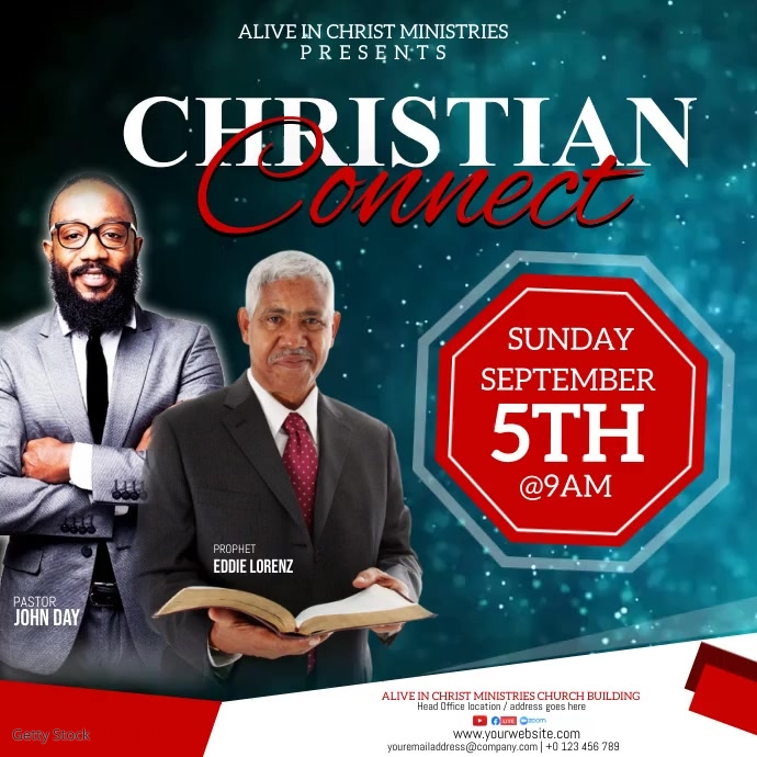 CHURCH ONLINE INSTAGRAM POST TEMPLATE | PosterMyWall