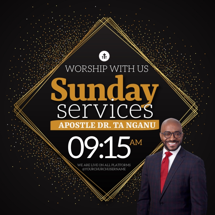 CHURCH ONLINE INSTAGRAM POST TEMPLATE | PosterMyWall