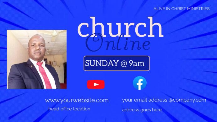 Church online sermon Template | PosterMyWall